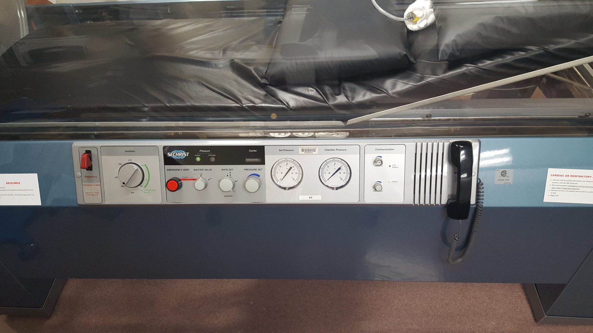 Sechrist 3600H Monoplace - Hyperbaric Store