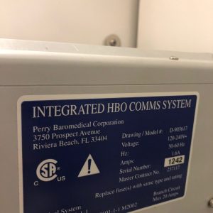 Perry Sigma 34 Monoplace - Hyperbaric Store